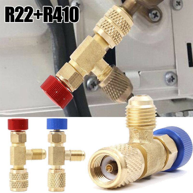 ☚Air Conditioner Safety Valve R22 + R410 Fluoride Refueling Anti Freeze ...