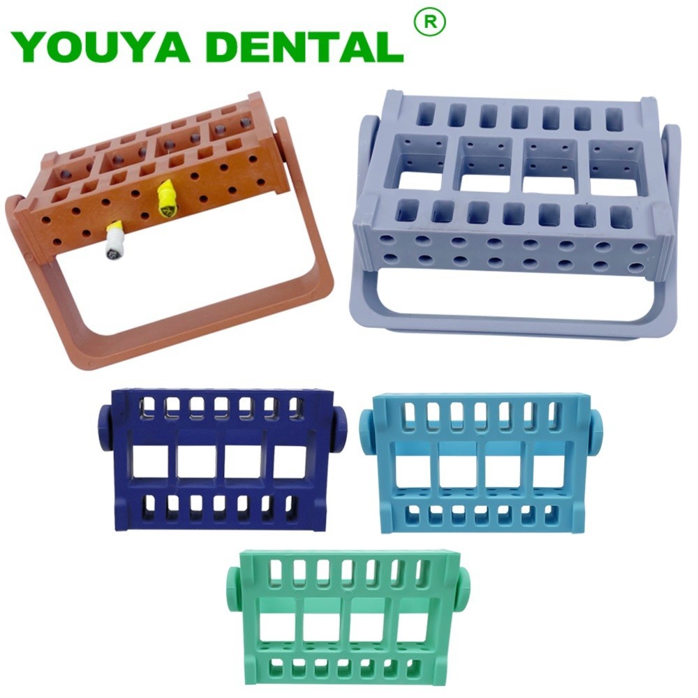 Dental Burs Holder 16 Holes Dentistry Endo Files Holder Endodontic ...