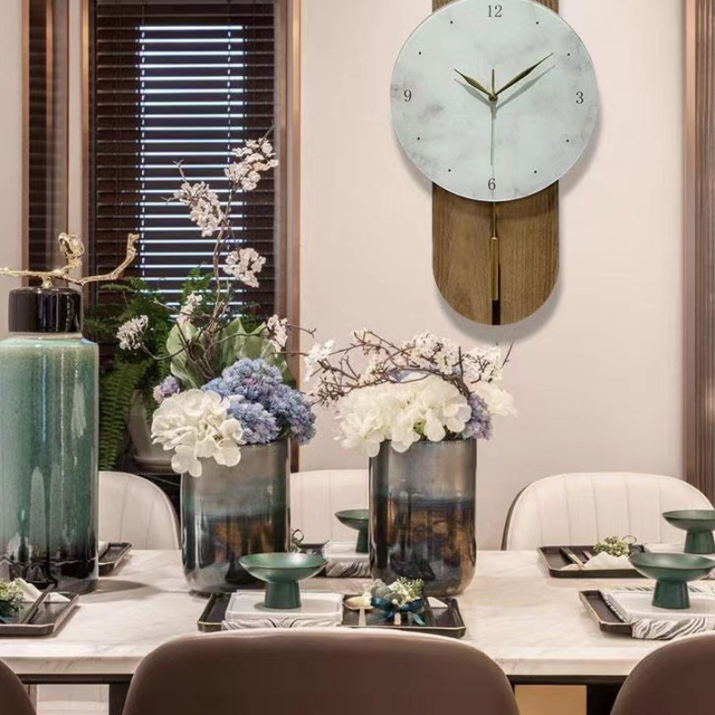 Nordic Simple Wall Clock Living Room Creative Silent Modern Design ...