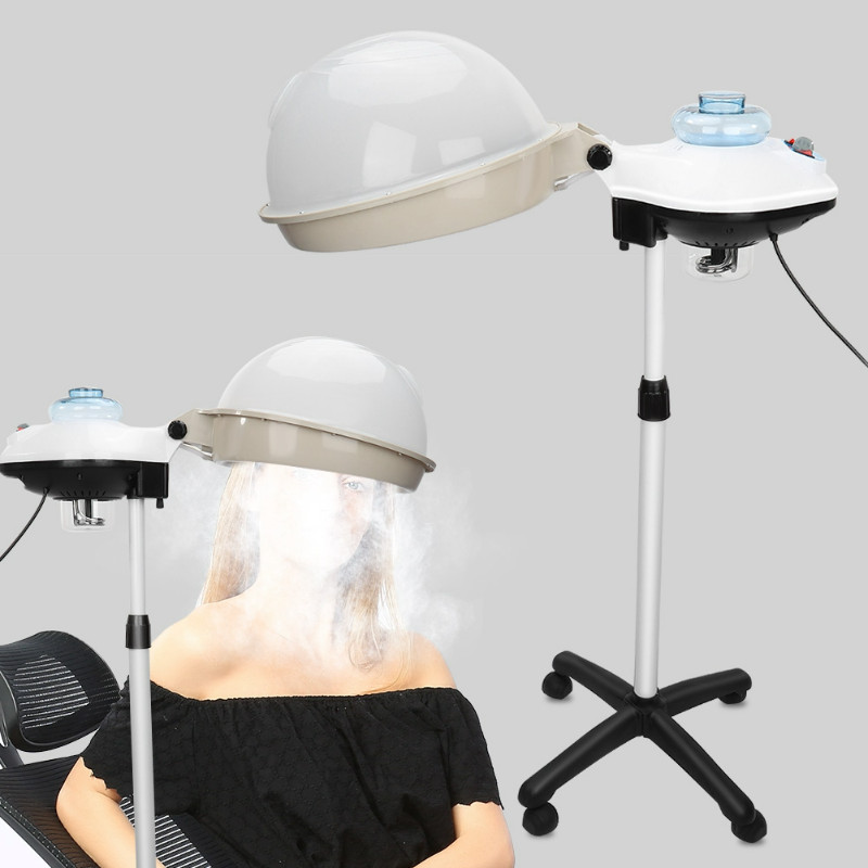 ~Salon Spa Rolling Stand Hair Steamer Heater Machine Hooded Hair Dyeing ...