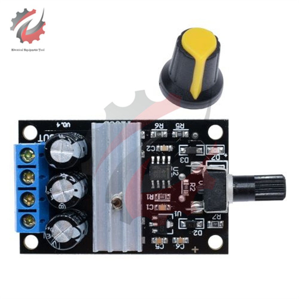 ღNE555 PWM Motor Speed Controller DC 6V-28V 3A 80W Regulator Adjustable ...