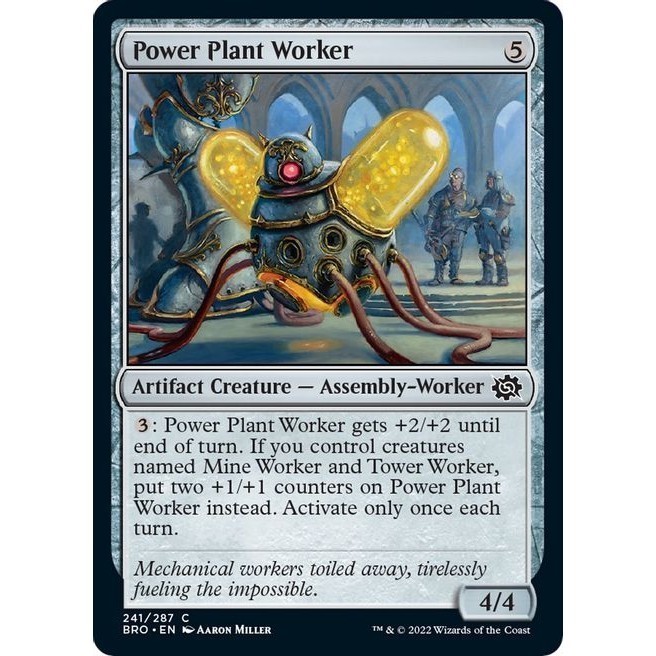 Power Plant Worker - Magic The Gathering (MTG) | Shopee Philippines