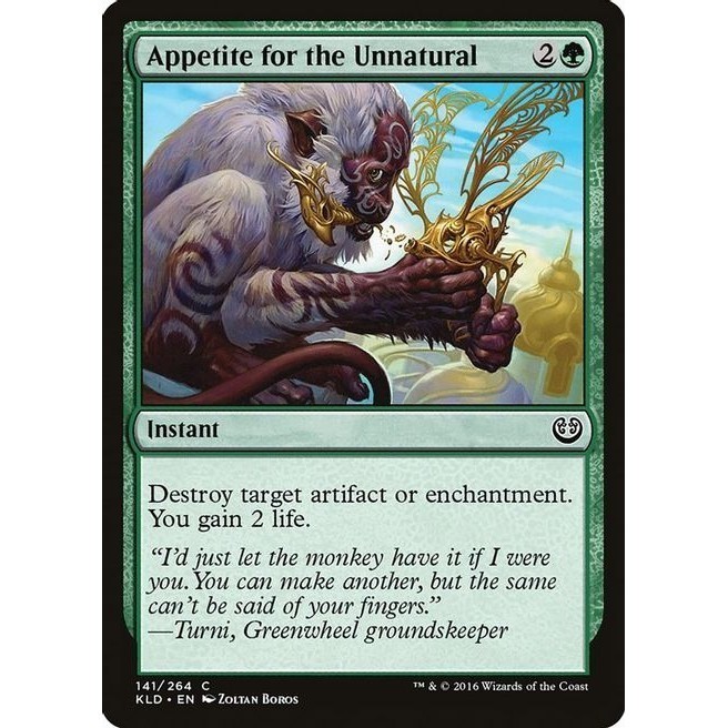 Appetite for the Unnatural - Magic The Gathering (MTG) | Shopee Philippines