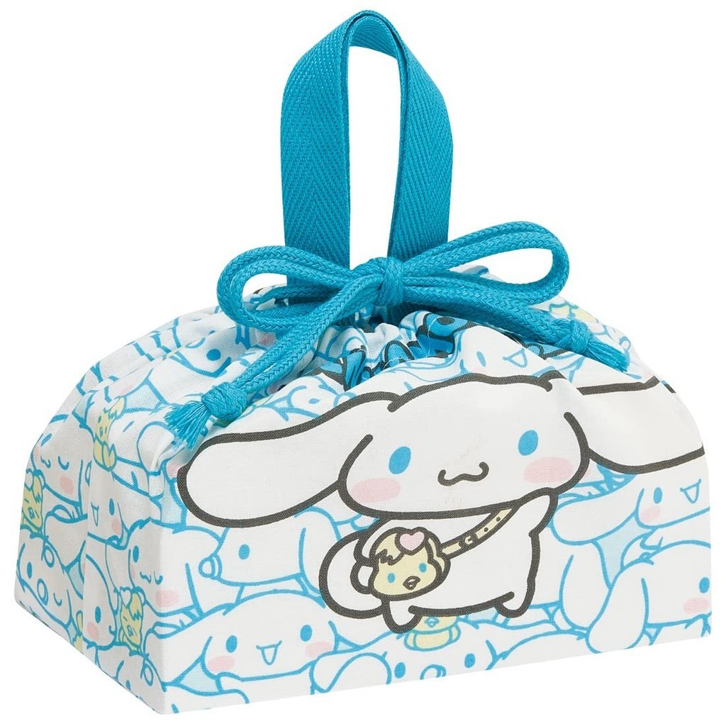 Skater Children's Lunch Box Drawstring Bag Cinnamoroll Ushiro Shiro Sanrio Made in Japan KB7-A ...