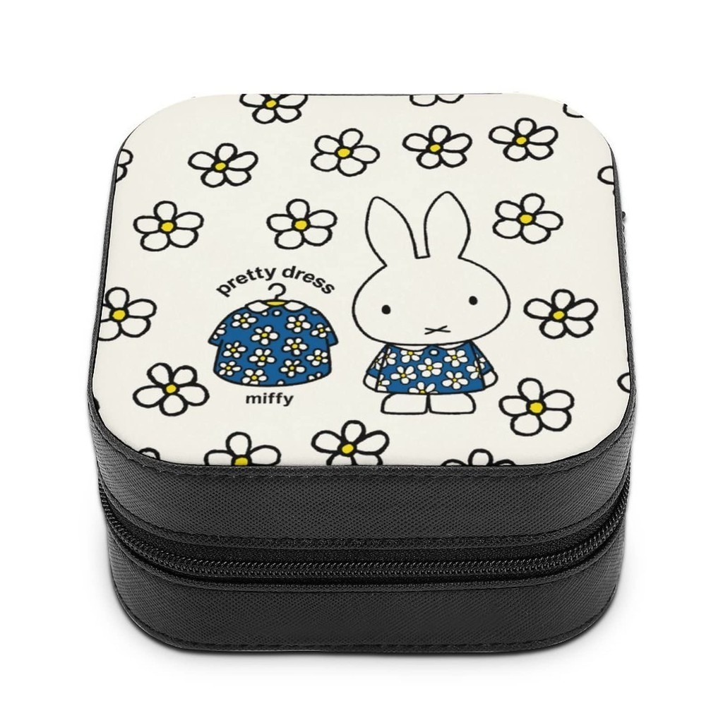 Miffy Jewelry Box Accessory Case Storage Box Mini Case Leather Travel ...
