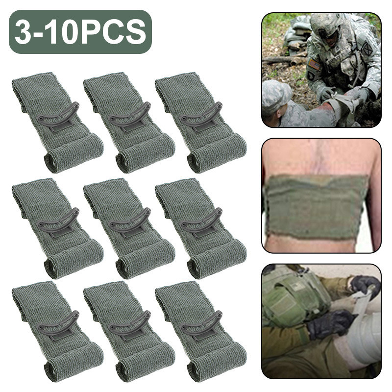 3-10pcs Medic Survive Israeli Wrap Wound Care Battle Trauma Rescue ...