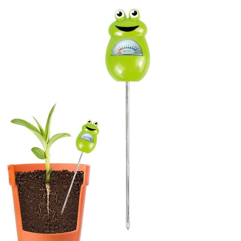 ~Soil Moisture Meter Cute Frog Plant Water Meter with Graduated Dial Gardening Water Monitor Ind ...