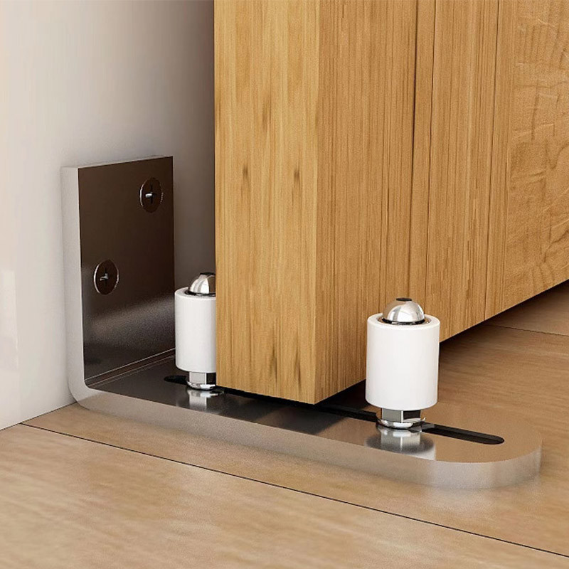 Stainless Steel Swing Stop Anti-Shaking Door Barn Double Pulley Lifting ...