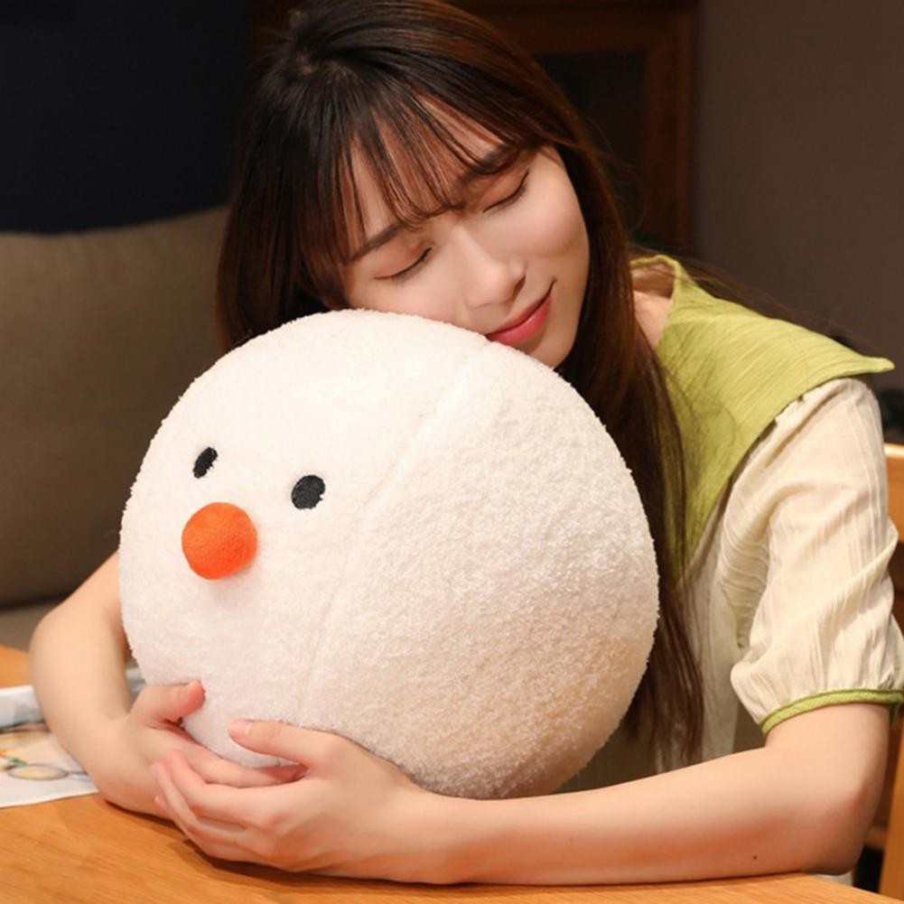 ☯Snowball Plush Toy Soft Snowball Toy Christmas Plush Doll Snowball ...