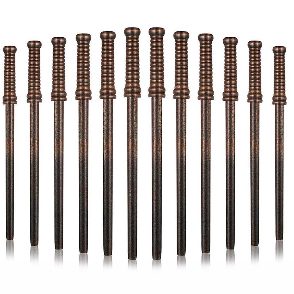 12 Pieces Wand Pencils Wizard Party Supplies and Flash Bolt Wizard ...