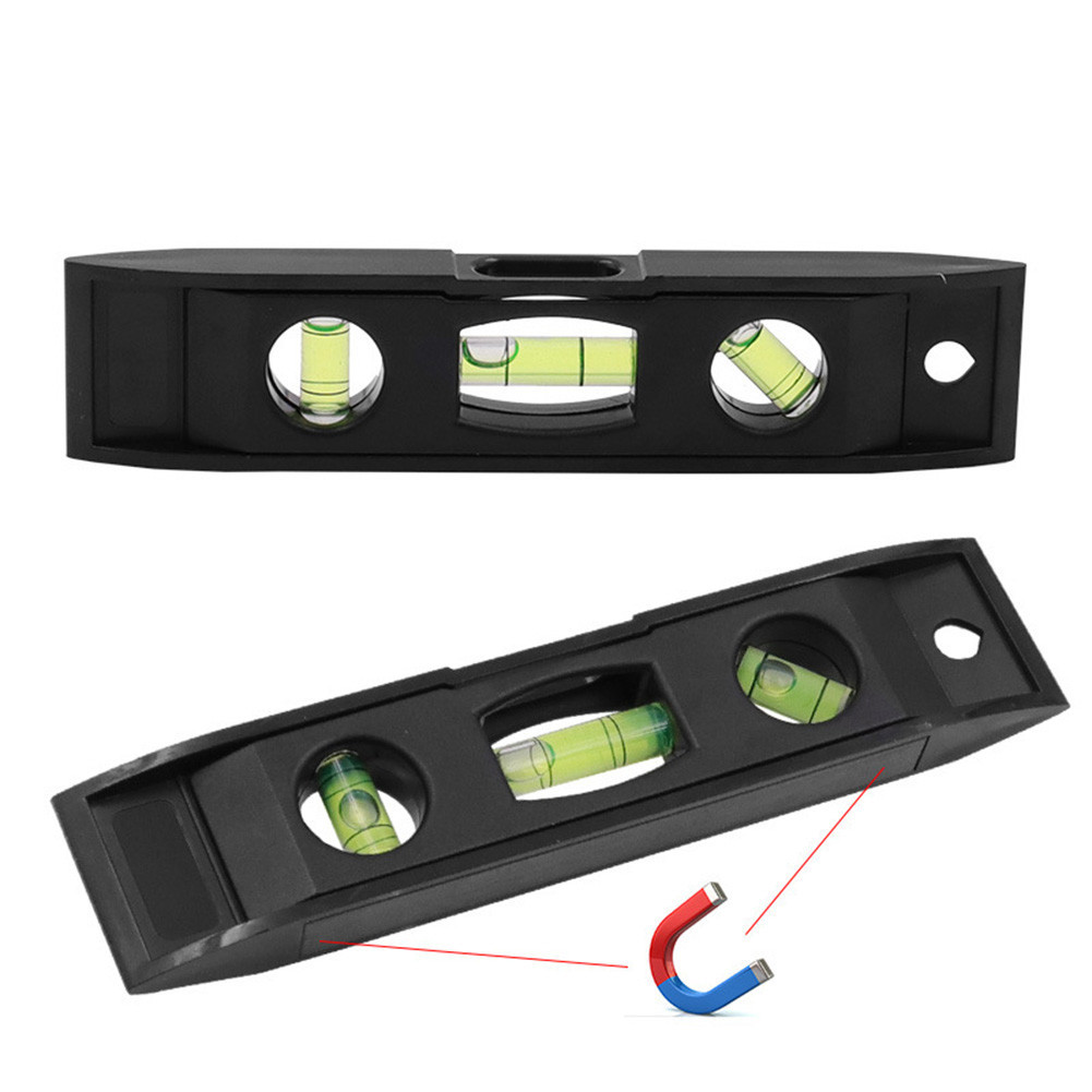 ⊹Horizontal Ruler 6-inch Magnetic Torpedo Level Mini Pocket Portable ...