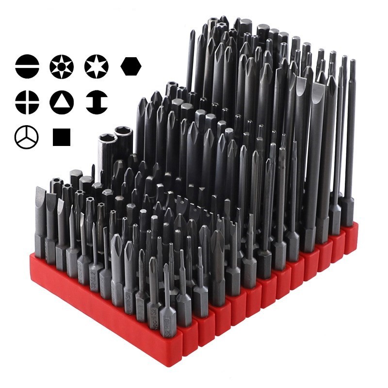 ⓥ13PCS Screwdriver Bit Set 6.35mm Screwdriver Bits S2 Hex Handle ...