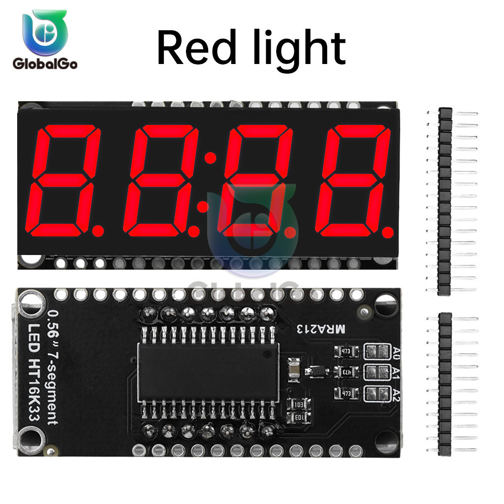 ☃0.56 inch 7 Segment 4 Bits LED Display Module for Arduino Time Clock ...