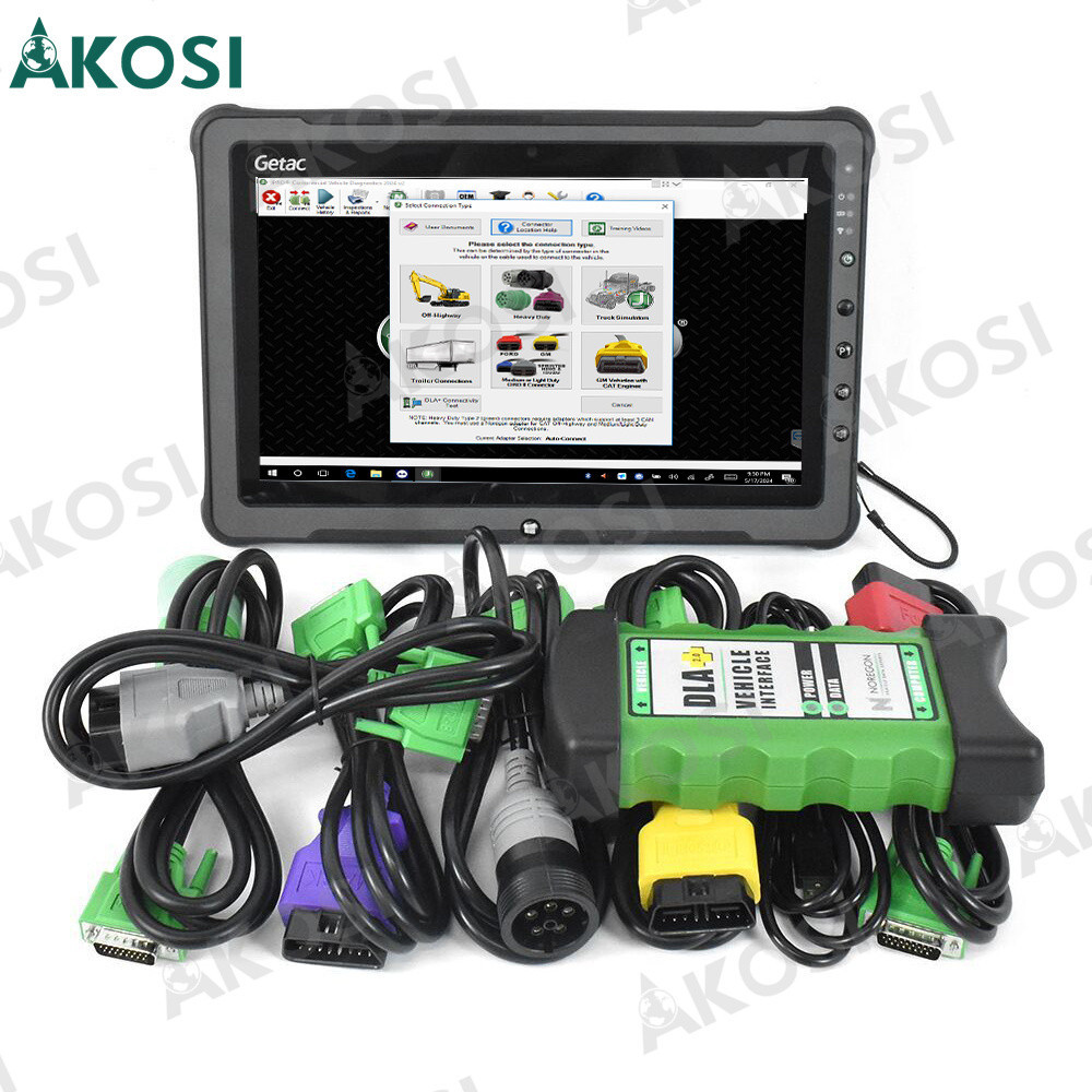 Diesel Heavy Duty Truck Scanner Noregon DLA + 3.0 Adapter with 2024 JPRO Commercial Diagnostics ...