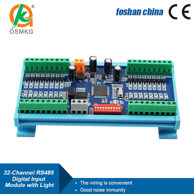 AoShangMing 32-Channel RS485 Input Module Digital Data Acquisition ...
