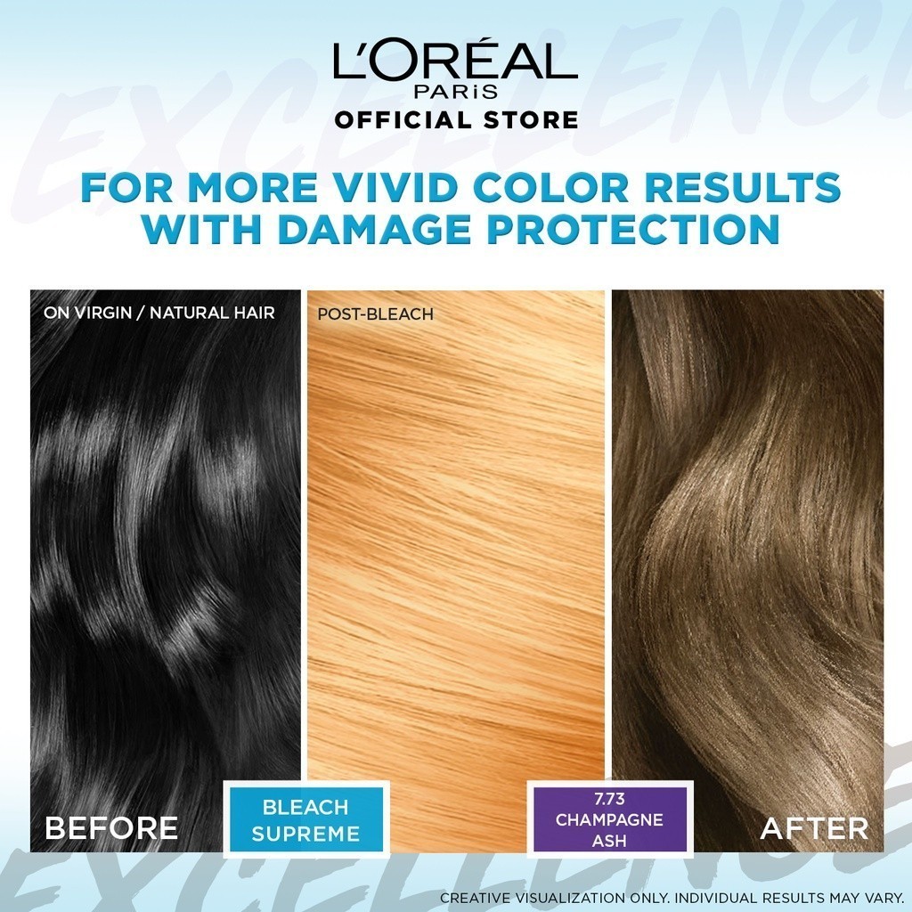 LOreal Paris Excellence Bleach Supreme | Shopee Philippines