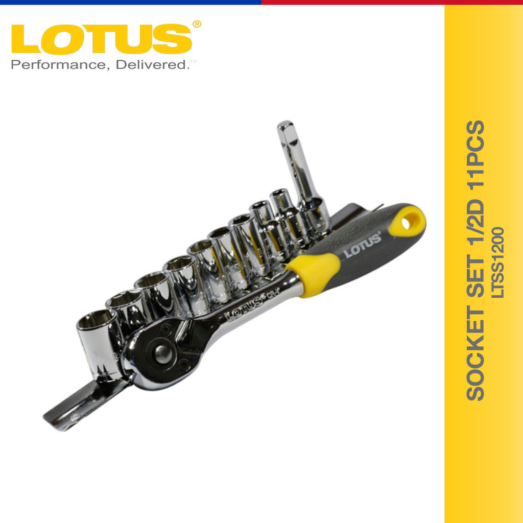 Lotus Socket Set CRV 11PC 1/2D LTSS1200 - Mechanic Tools | Shopee ...
