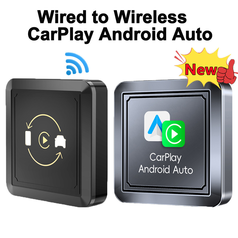 ♣Mini AI Box Wireless CarPlay Android Auto Dongle Plug and Play USB ...