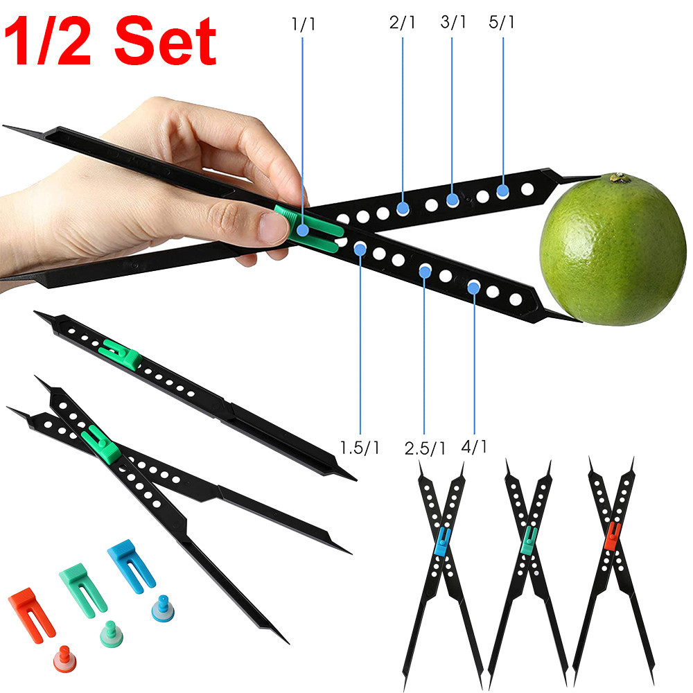 1/2 Set Multifunction Adjustable Proportional Scale Divider Drawing ...