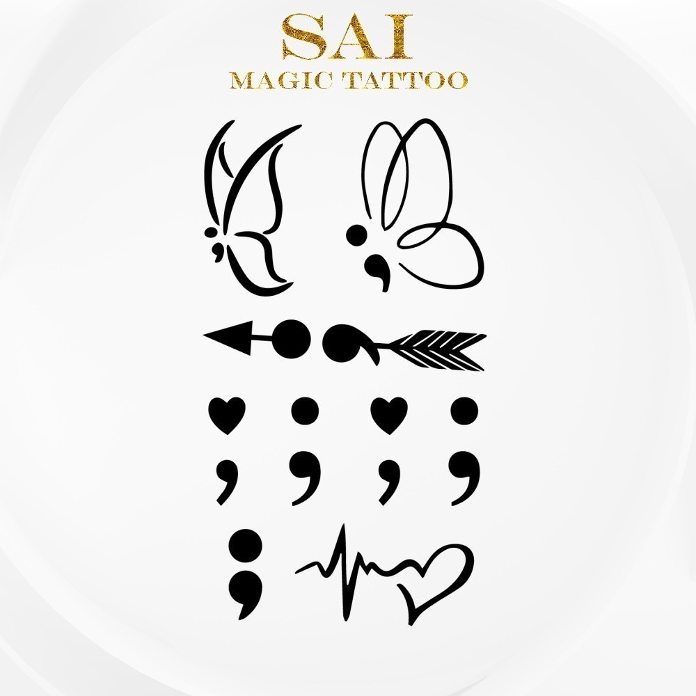 SAI MAGIC TATTOO Lasts to 2 weeks 10CM×06CM Tattoo sticker waterproof ...