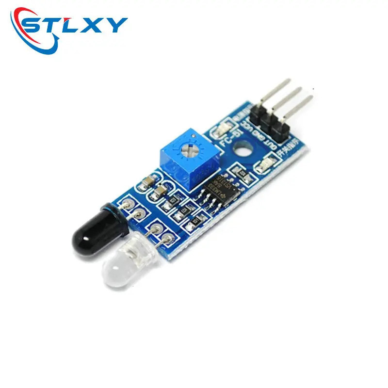 IR Infrared Obstacle Avoidance Sensor Module for Arduino Smart Car Robot 3-Wire Reflective ...