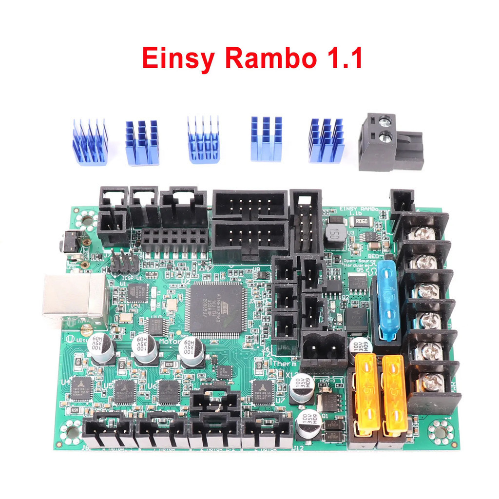 Blurolls Prusa I3 MK3 MK3S Motherboard Cloned Einsy Rambo 1.1b Main Board Kit Designed by ...