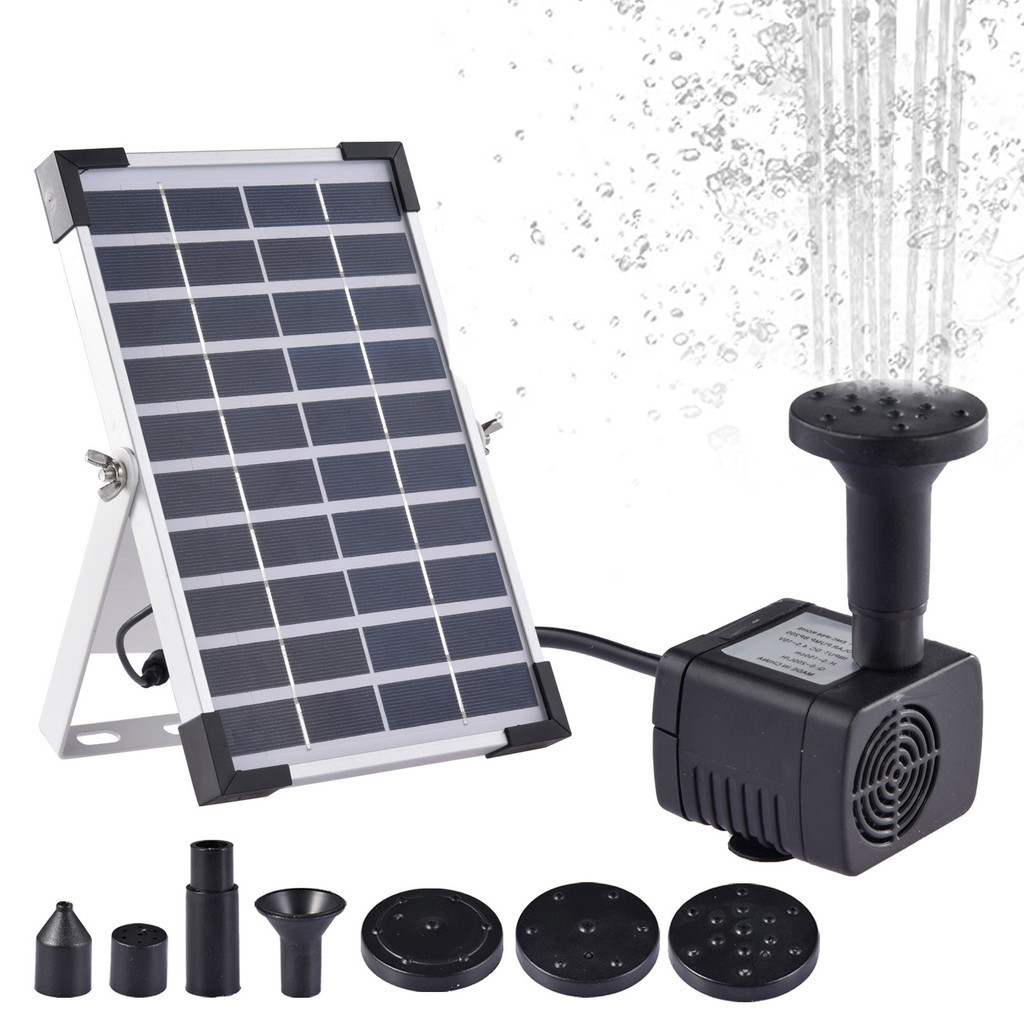 【5W Solar Fountain Kit Solar Powered Water Pump Water Fountains With ...