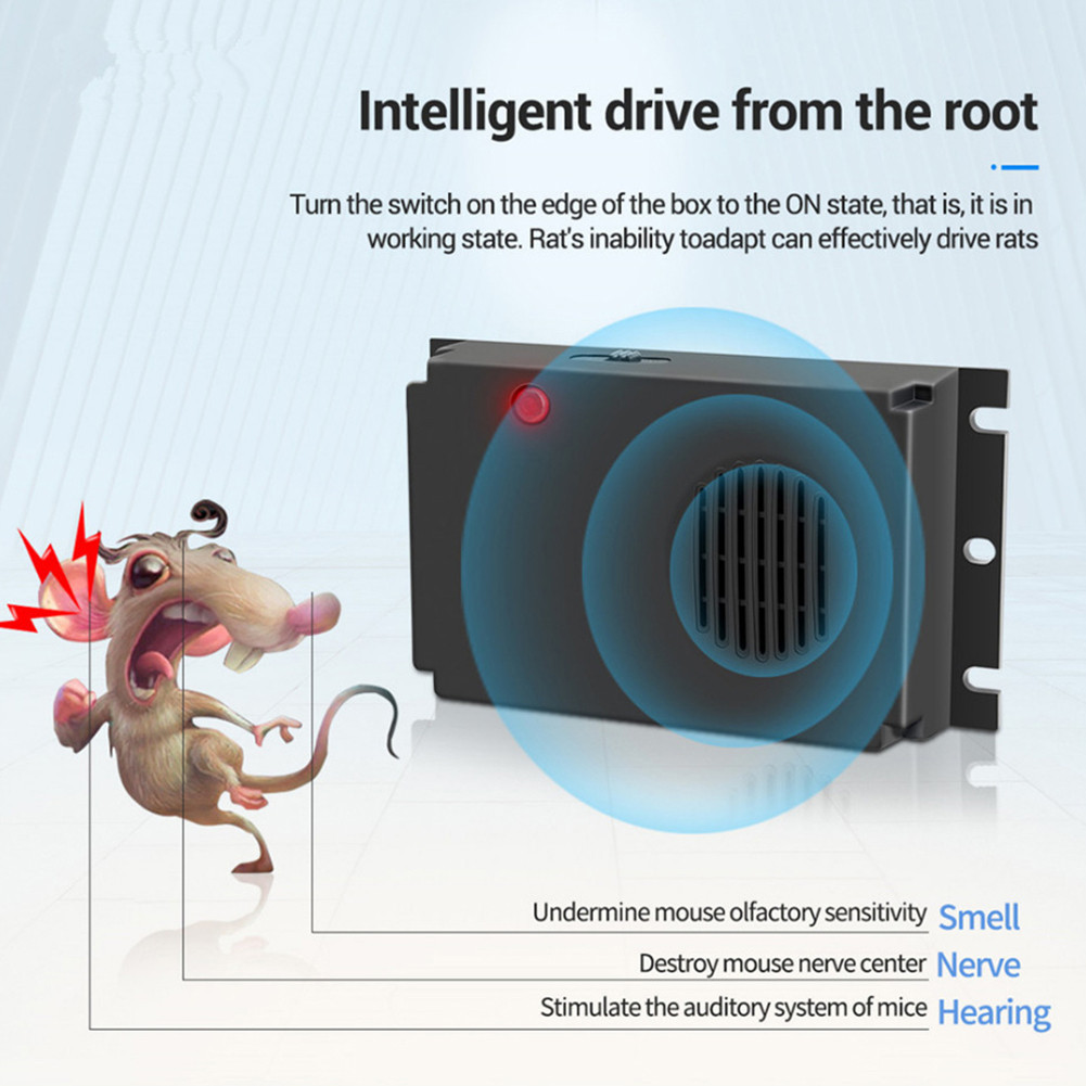 ☠Ultrasonic Mouse Repeller Non-Toxic Pest Control Device Battery ...