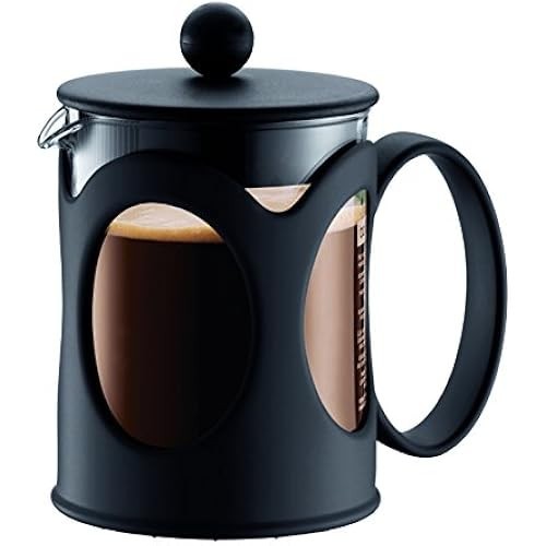 BODUM COFFEE MAKER PRESS KENYA French 500ml Black Stainless Steel ...