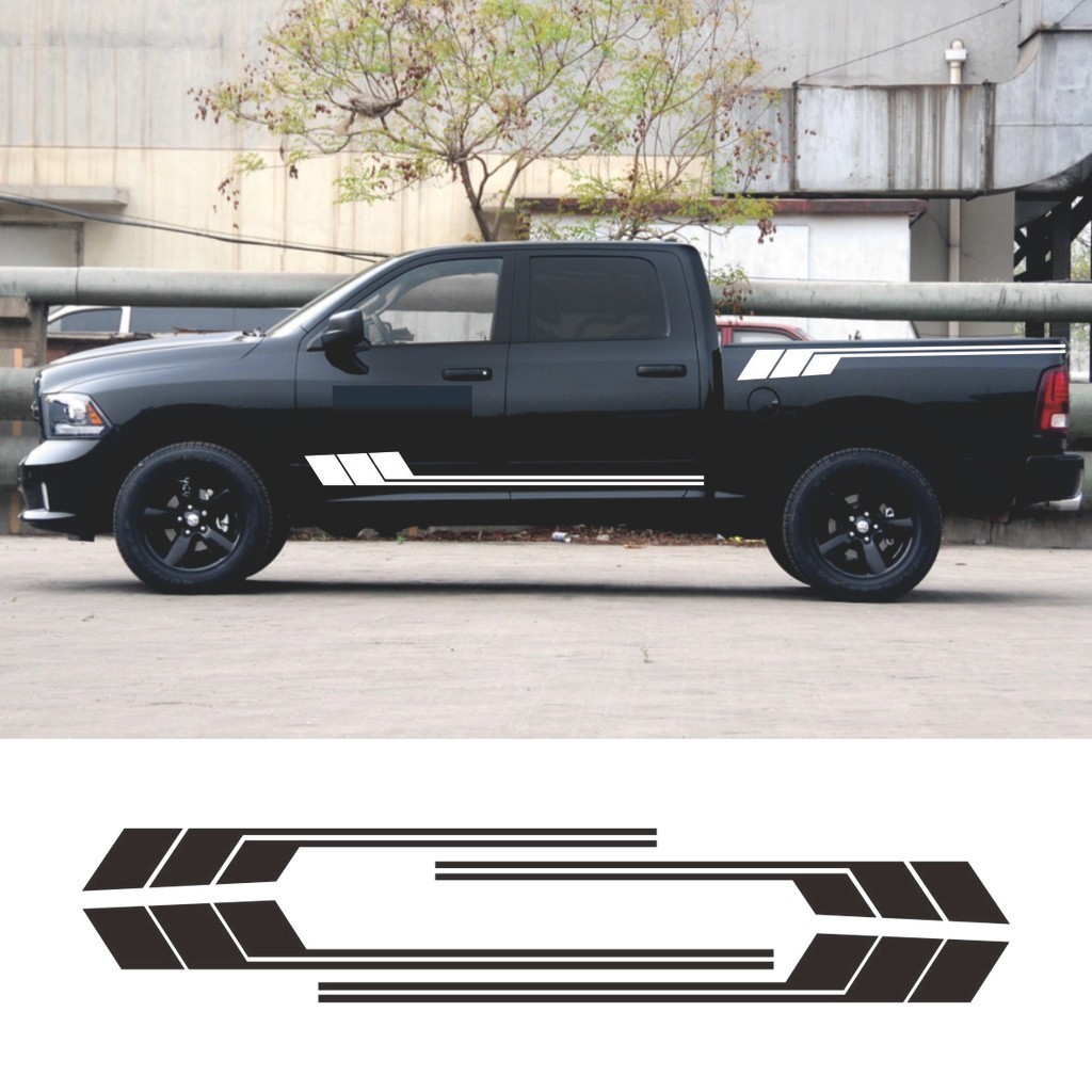 ~Pickup Sticker For Toyota Hilux Tacoma Isuzu Dmax Dodge RAM 1500 Maxus ...