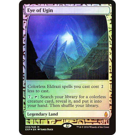 MTG Proxy Card - Eye of Ugin (Foil) | Zendikar Expeditions (EXP ...