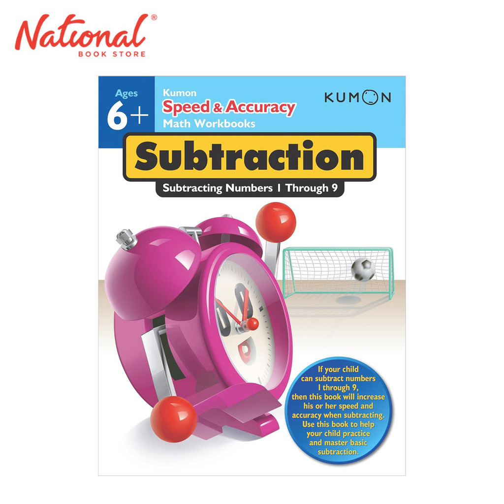 Kumon Speed & Accuracy Math Workbooks:Subtraction-Subtracting Number 1 ...