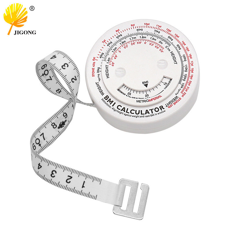 BMI Calculator Automatic Telescopic Tape Measure Body Measuring Tape ...
