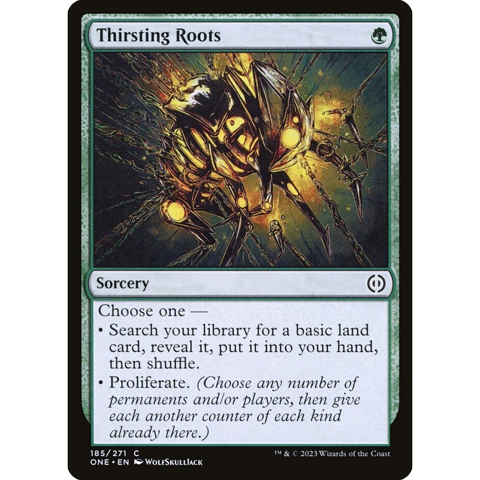 Thirsting Roots Phyrexia: All Will Be One ONE MTG Magic the Gathering ...