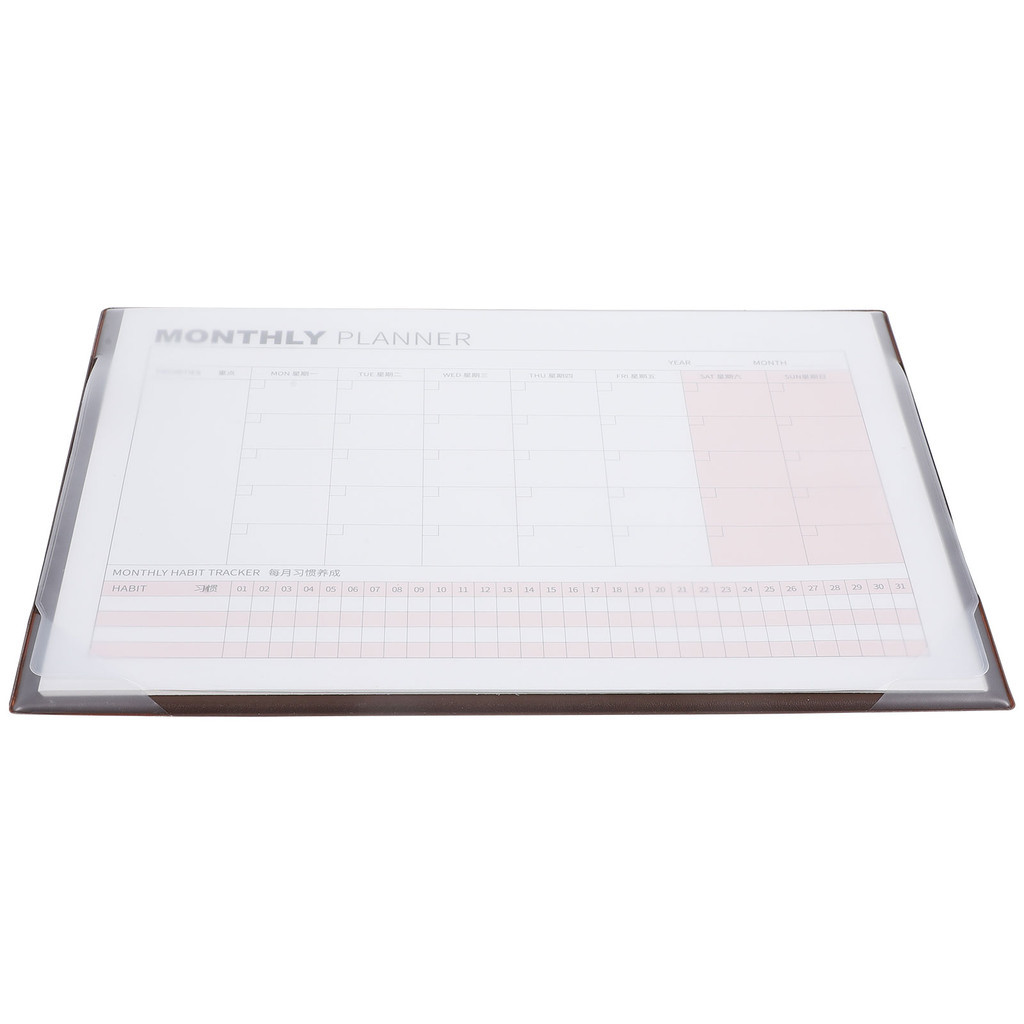 Desk Blank Calendar Sheet Monthly Planner Notepad Blank Calendar ...