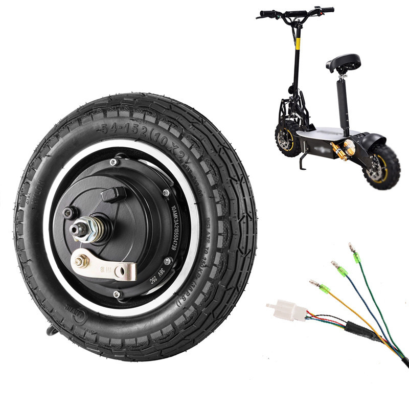 24V 36V 48V 350W Wheel Motor Brushless 10 inch Electric Scooter Hub ...