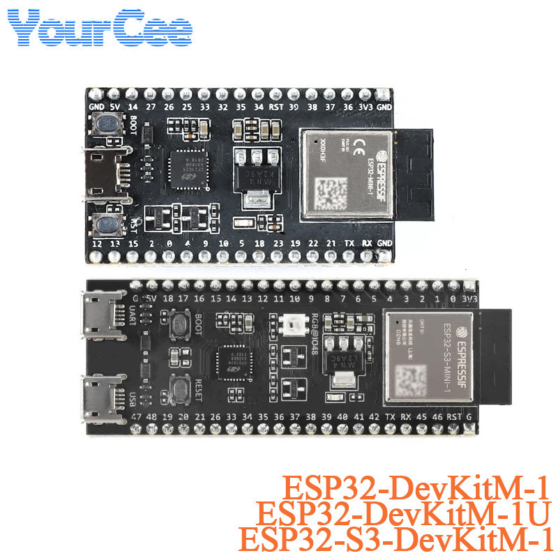 Esp32 Devkitm 1 1u Esp32 S3 Devkitm 1 Development Board Esp32 Esp32 S3 
