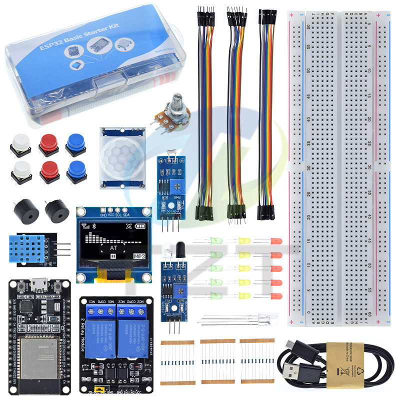 ⚜Basic Starter Kit for ESP32 ESP-32S WIFI Development Board for Arduino ...