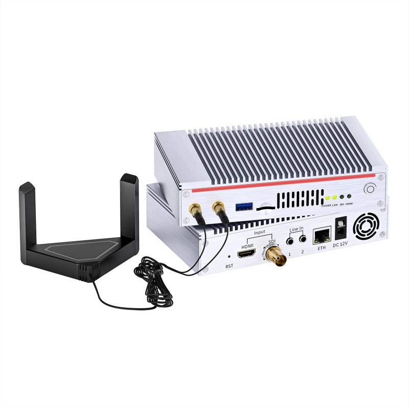 WIFI6 12G SDI Video Encoder UHD Live Streaming IPTV RTSP RTMP SRT 4K ...