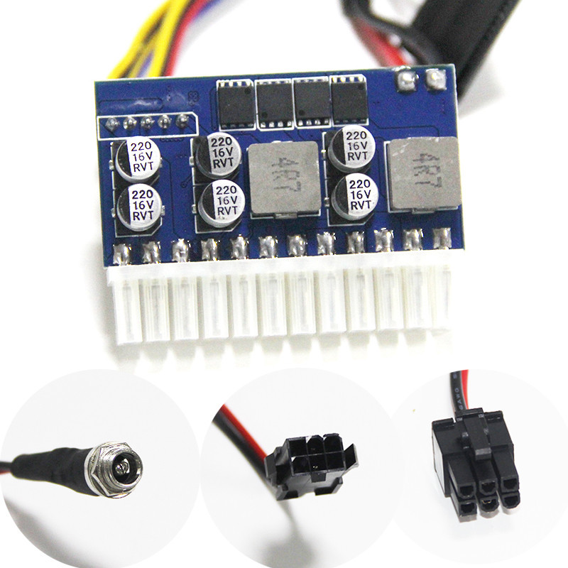 ~DC/ 6PIN MALE 6PIN FEMALE INPUT PICO PSU 160W 12V-ATX power adapter ...