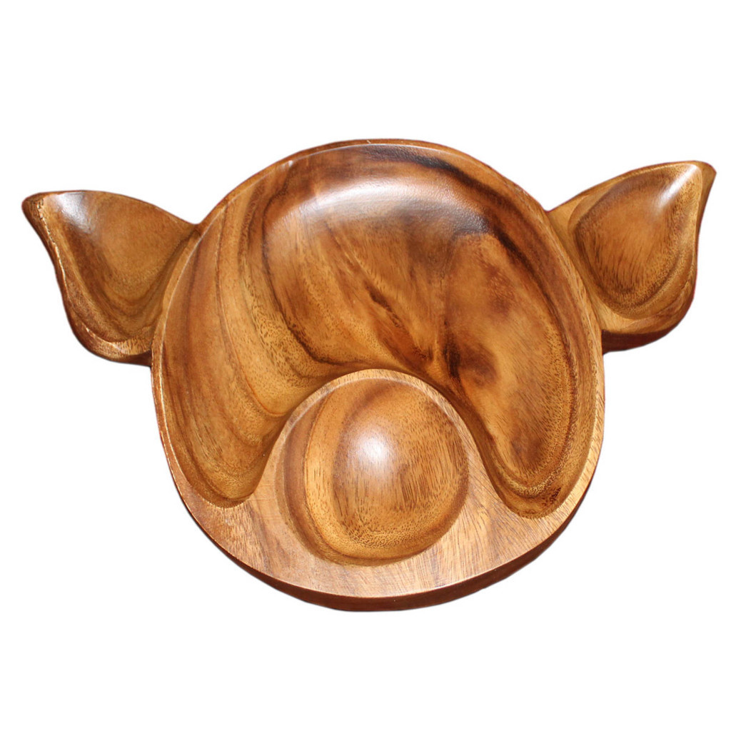 SANDERWOOD Wooden Pig Head Tray / Serving Tray 1x7x10.5 Small - 1 pc ...
