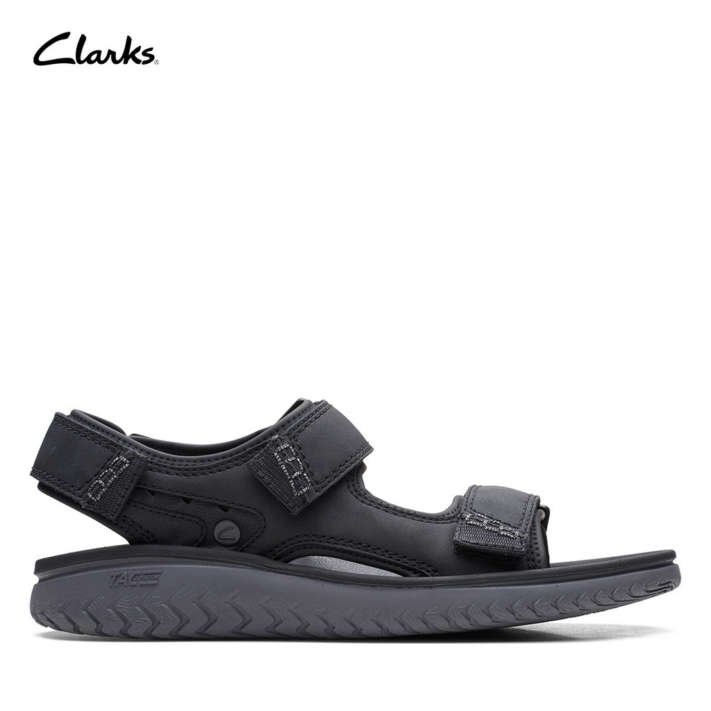 Clarks Men's Wesley Bay Sandal Black | Shopee Philippines