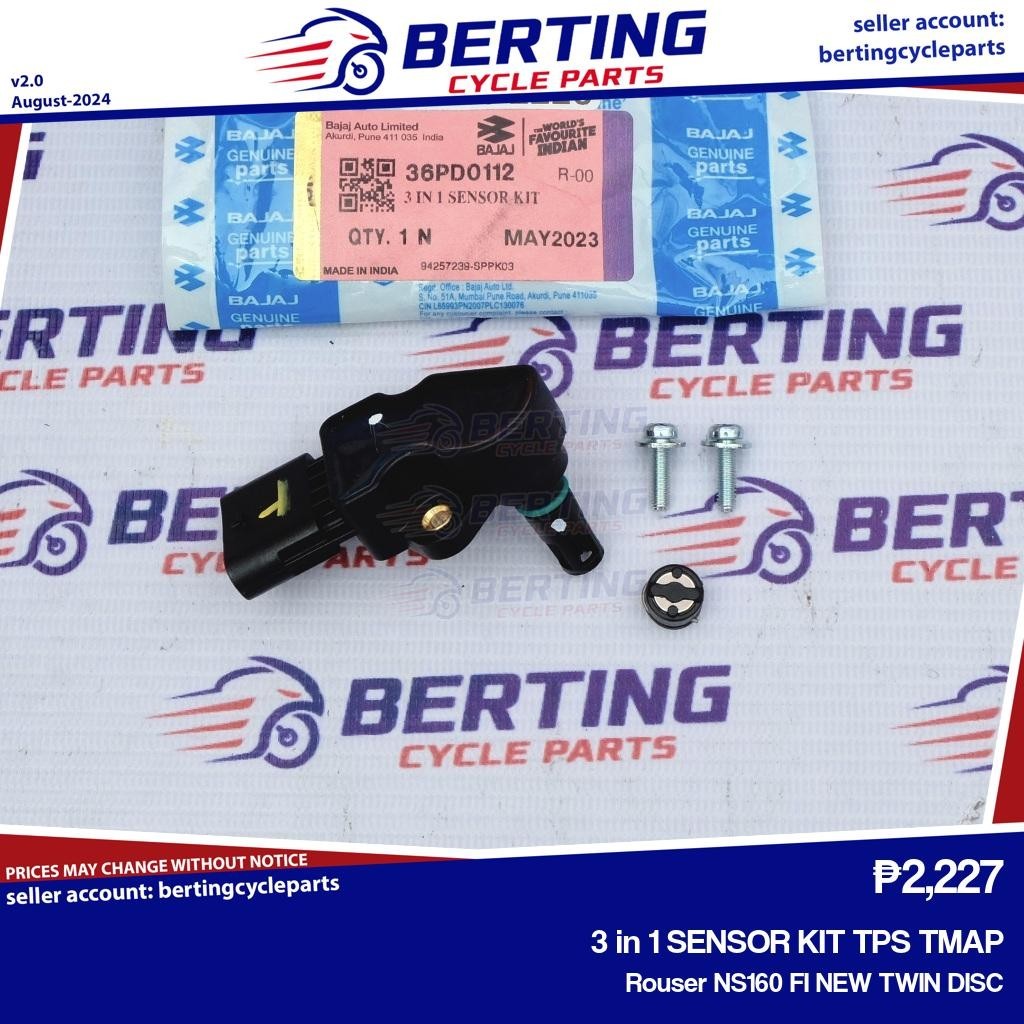 3 in 1 SENSOR KIT TPS TMAP Rouser NS160 FI NEW TWIN DISC Genuine ...