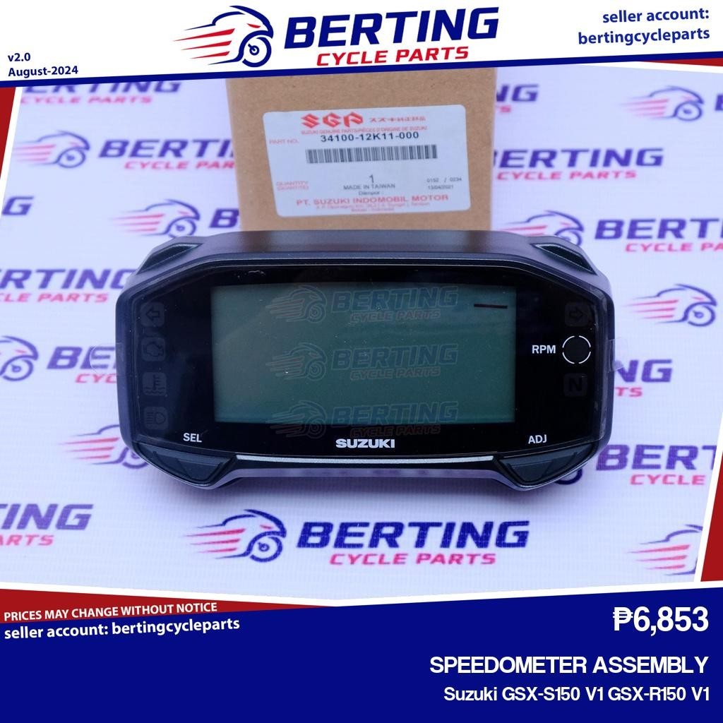 SGP SPEEDOMETER ASSEMBLY Suzuki GSX-S150 V1 GSX-R150 V1 Genuine 34100 ...