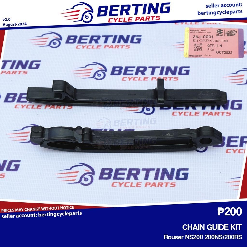 CHAIN GUIDE KIT Timing Rouser NS200 200NS/200RS Genuine 36JL0001 ...