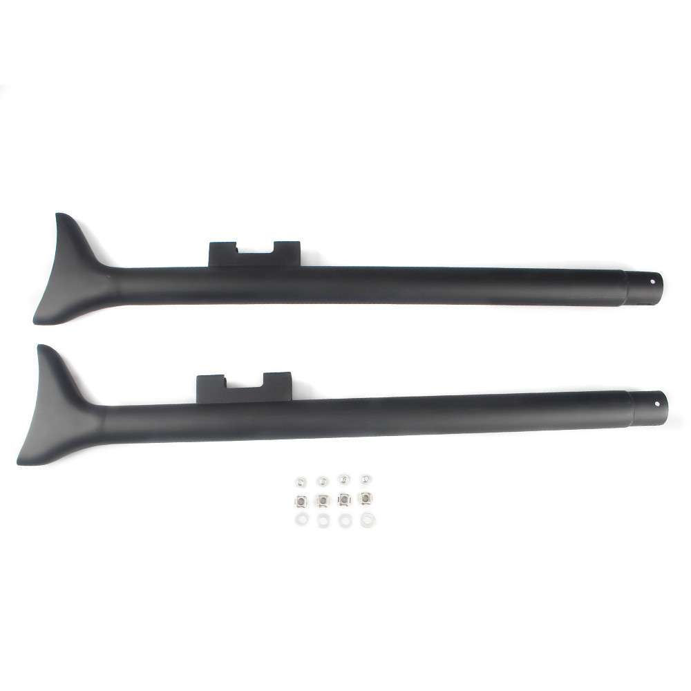 ۞Motorcycle 33\" Fish Tail Fishtail Exhaust Slip On Muffler For Harley ...