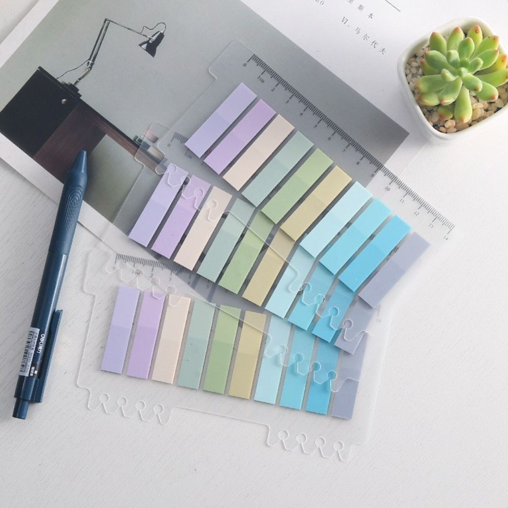 DIY Decoration With Ruler Student Stationery Sticky Notes Office ...