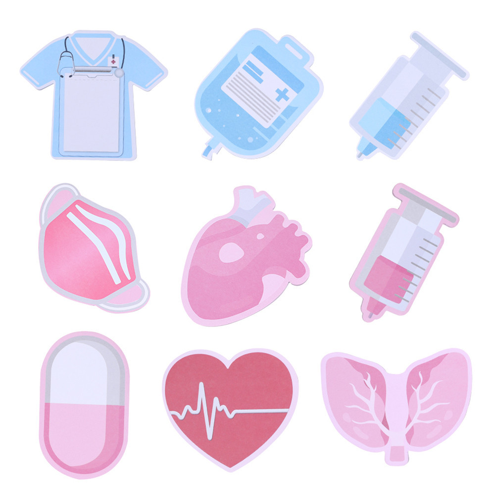 Funny Medical Nurse Diary 3D Body Genius Memo Pads Cute Kawaii Doctor ...