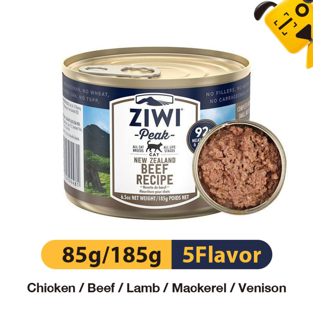 ZIWI Peak Canned Wet Cat Food Chicken Beef Lamb Mackerel Venison 85g 185g | Shopee Philippines