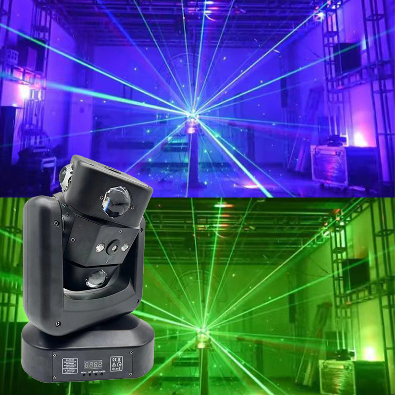 ♠LED Laser Stage Light RGBW 4 in 1 Full Color Moving Moving Beam Light ...